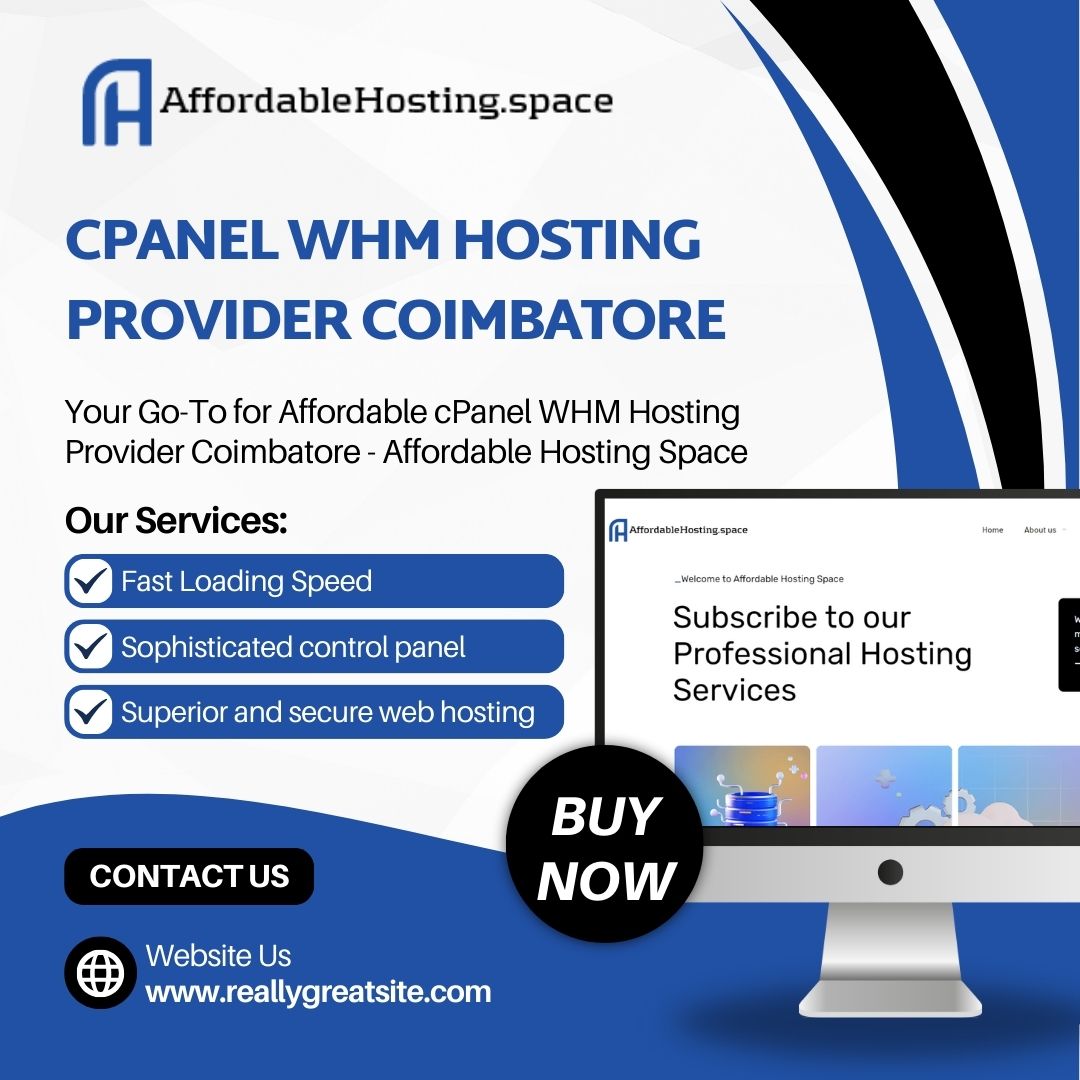 Your Go To For Affordable Cpanel Whm Hosting Provider Coimbatore Affordable Hosting Space